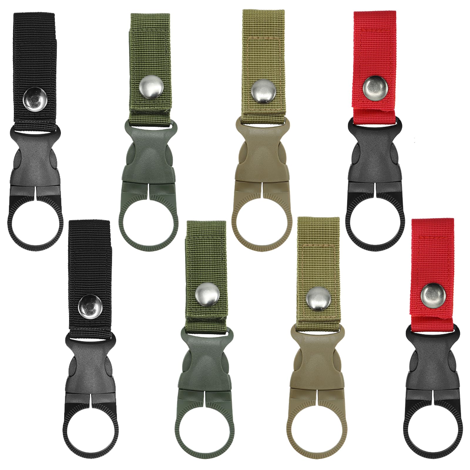 Amazon.com : 8pcs Water Bottle Buckle Clip Carabiner, Portable Hanging ...