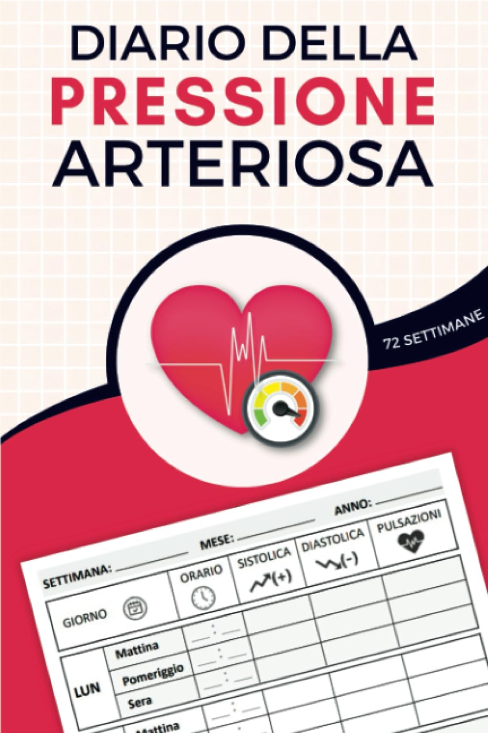 Diario Della Pressione Arteriosa: Registro Della Pressione Sanguigna ...