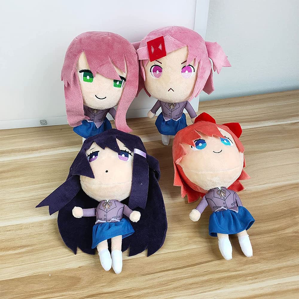 Doki Doki Literature Club Plush Cute Ddlc Sayori Yuri Natsuki ...