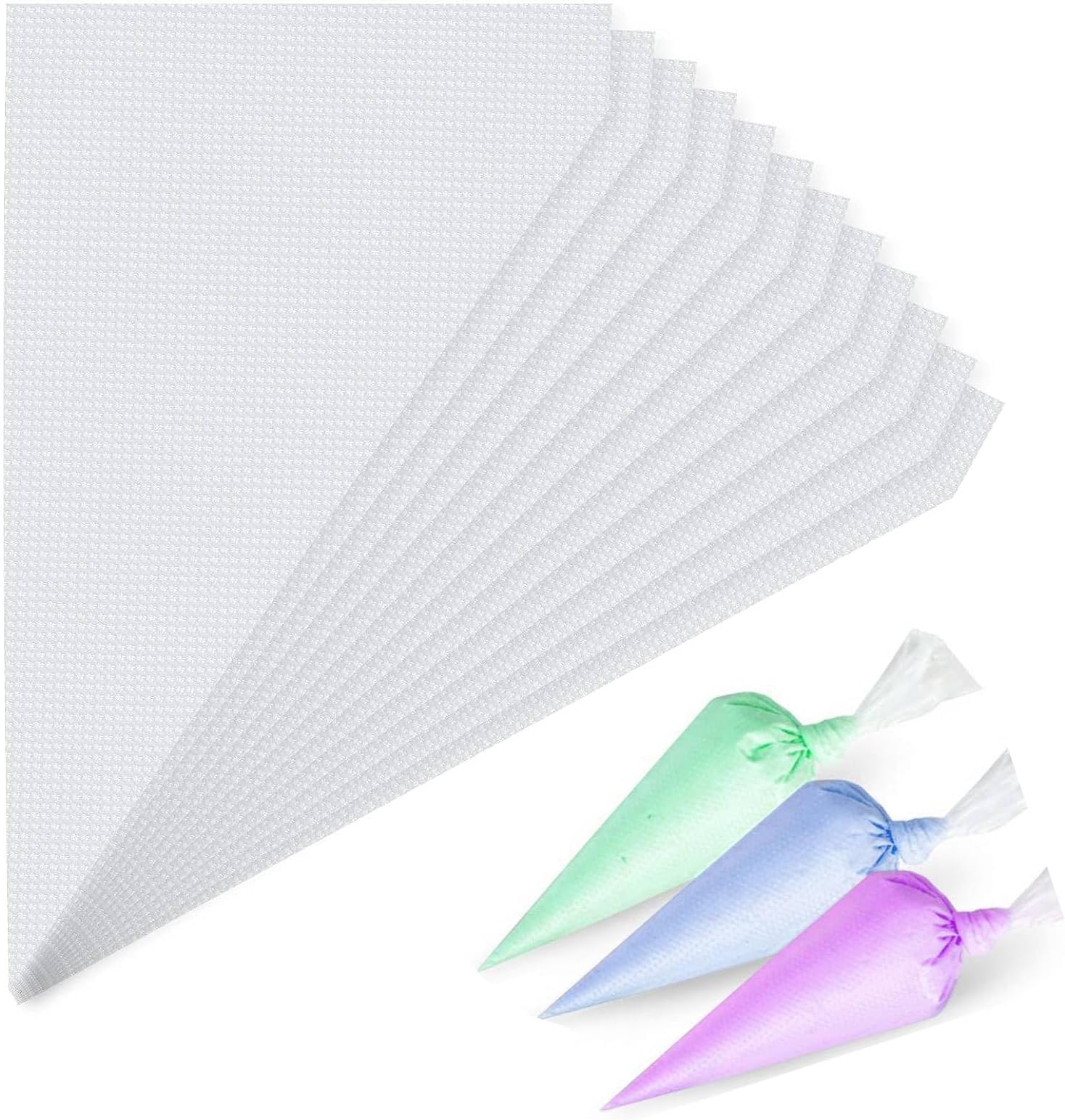 Amazon.com: ChengFu 100pcs Disposable Small Piping Bags 8 inch, Mini ...