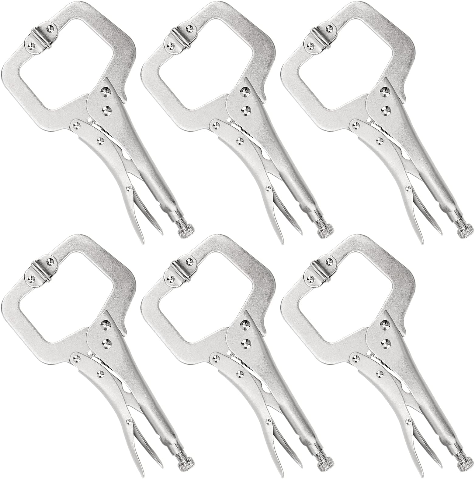 IRWIN VISE-GRIP Original Locking C-Clamp with Swivel Pads, 11", 20 - C ...