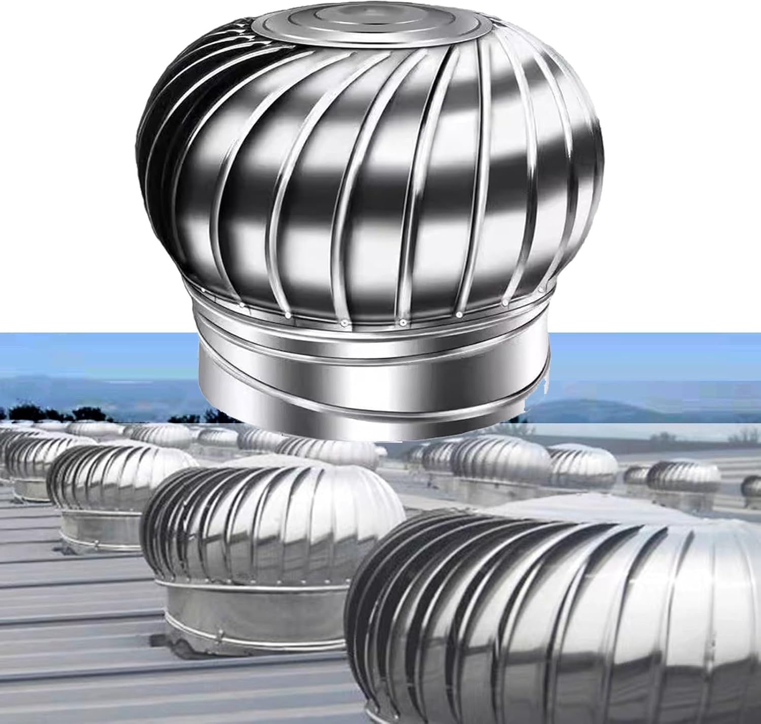 Amazon.com: JYDQMOLS Wind Turbines Attic Air Vent Roof Turbine ...