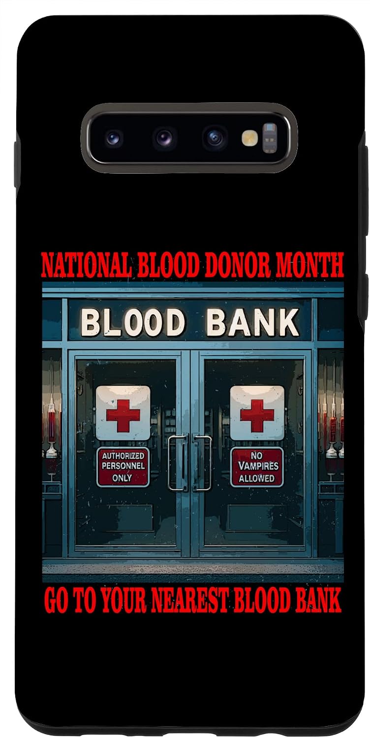 Amazon.com: Galaxy S10+ National Blood Donor Month Go To Your Nearest ...