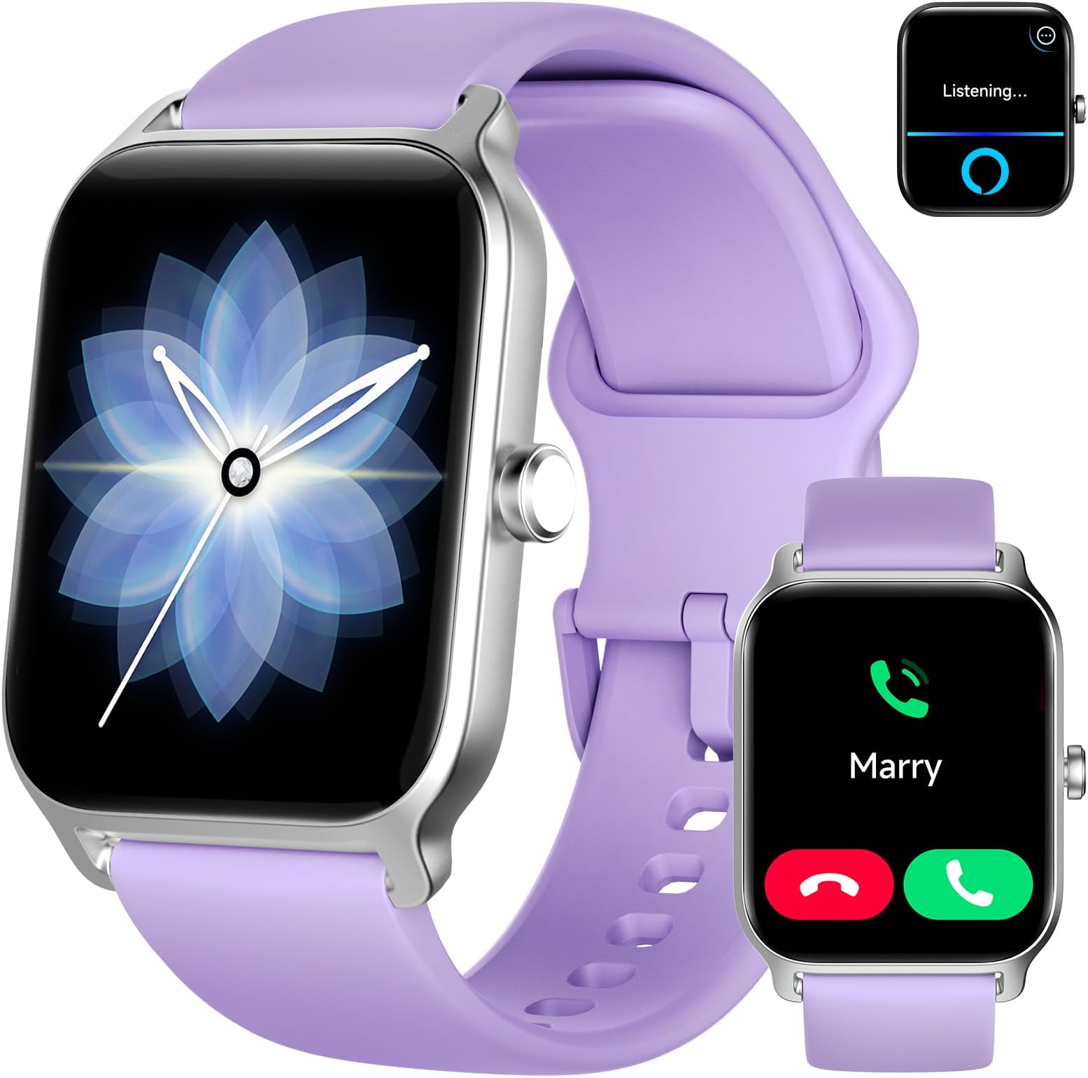 Amazon.com: Smart Watch for Android Phones,Women Man1.8 Smartwatch with ...