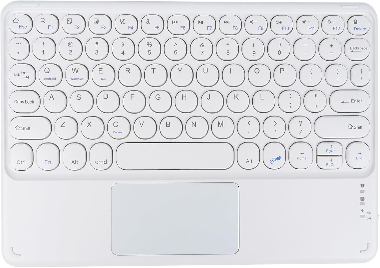 Amazon.com: Bluetooth Keyboard,10-inch Wireless Bluetooth Keyboard with ...