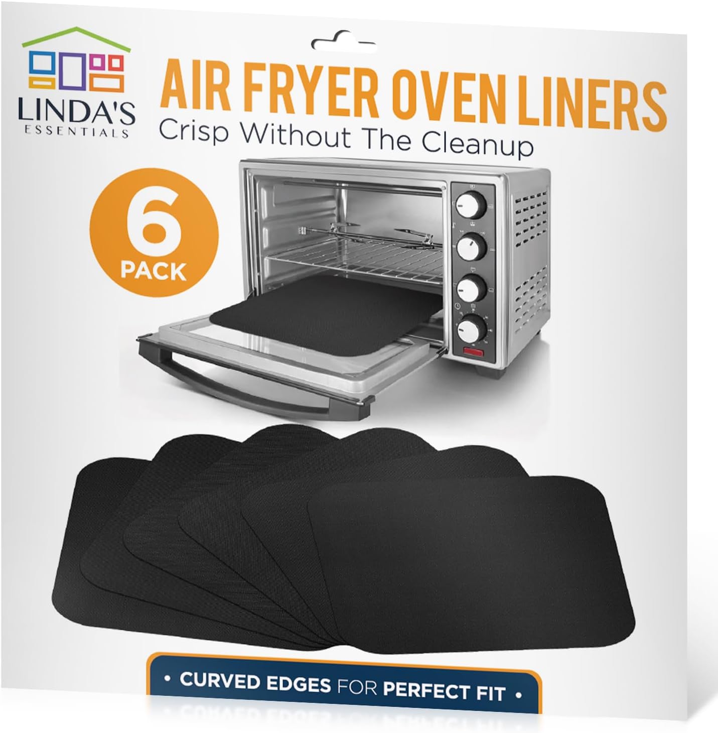 Amazon.com: Toaster Oven Liners for Bottom of Oven (6 Pack) Reusable ...