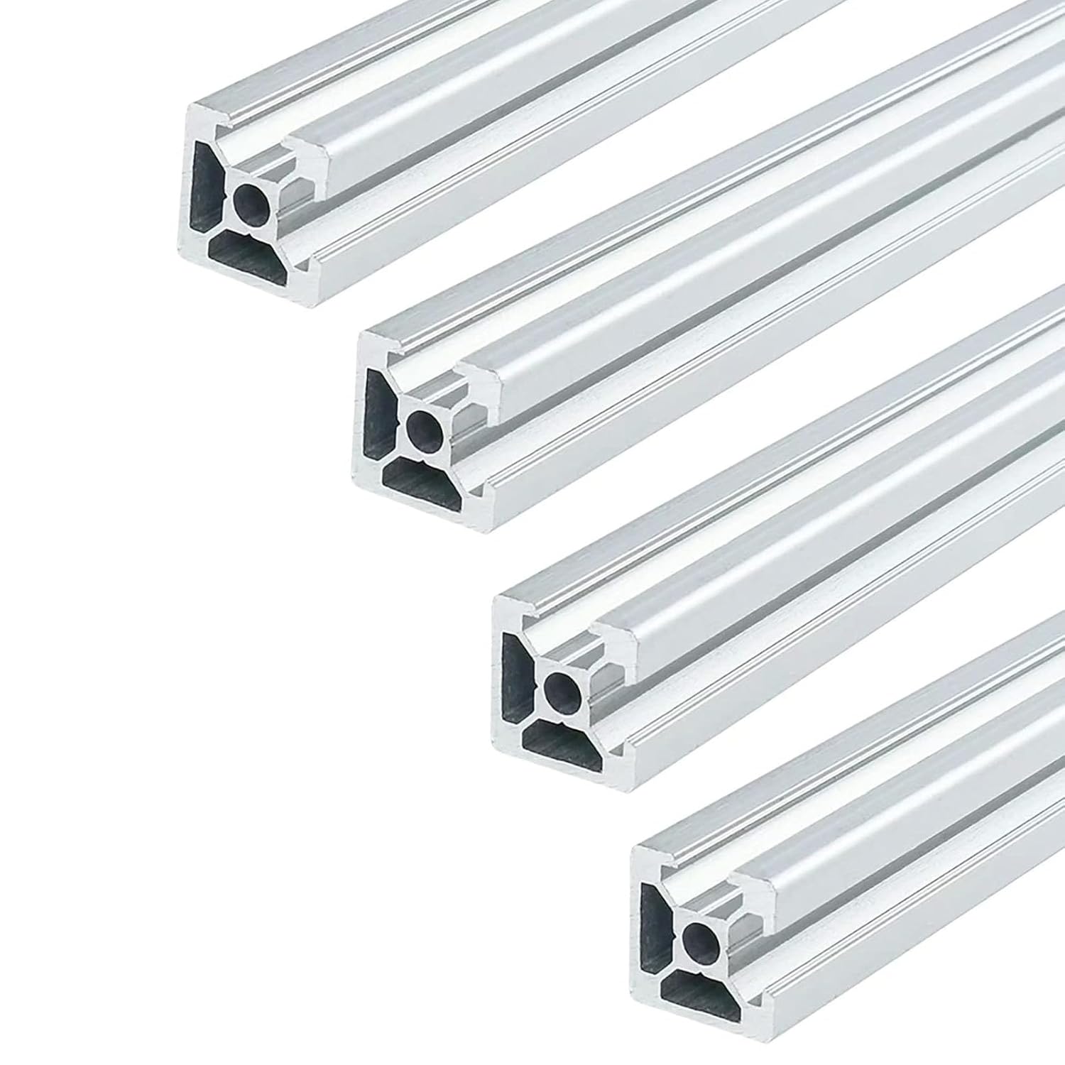 Coavoo 4 Pack 2020 T Slot Silver Aluminum Extrusion 2 Covers 5.91 inch ...