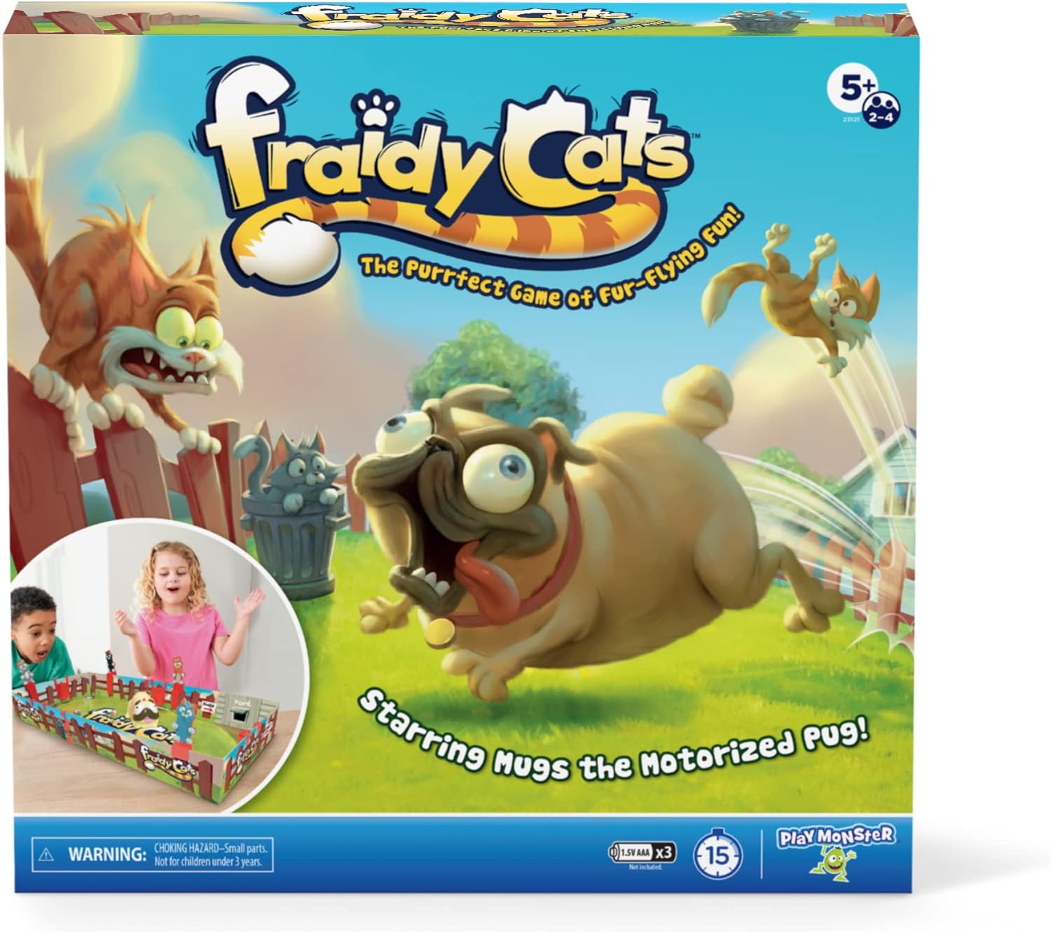 Amazon.com: Fraidy Cats - Interactive Kids Board Game - Cat Movers Go ...