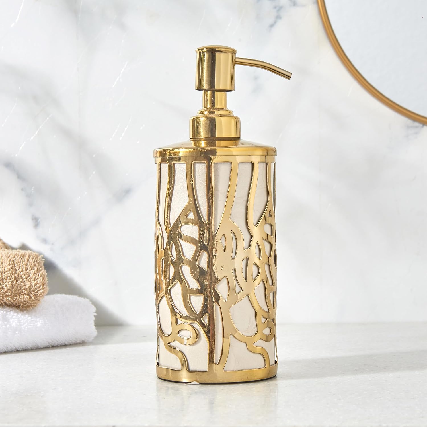 Home Centre Panama Vale Metal Soap Dispenser - 400ml : Amazon.in: Home ...