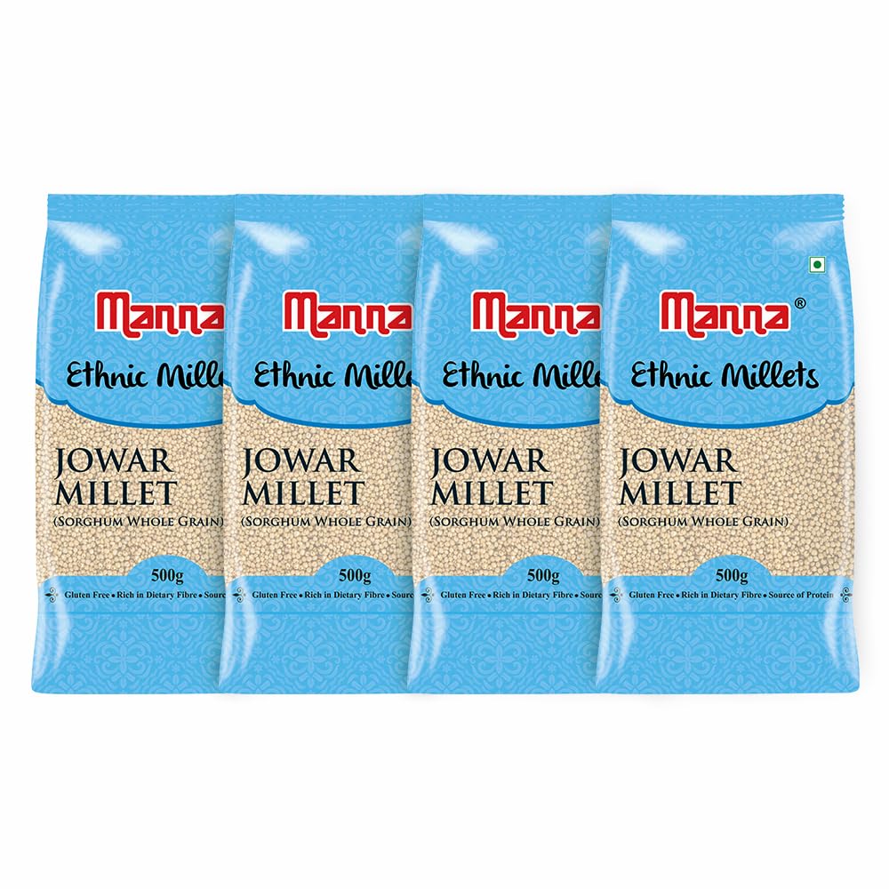 Manna 100% Whole Grain Jowar Sorghum Millet Great Millet Bili Jola ...