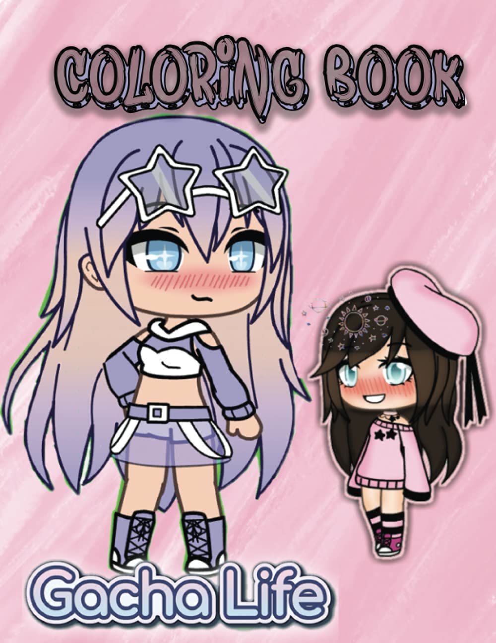 Gacha Life Coloring Book Gacha Life Fantastic Adults Coloring Books ...