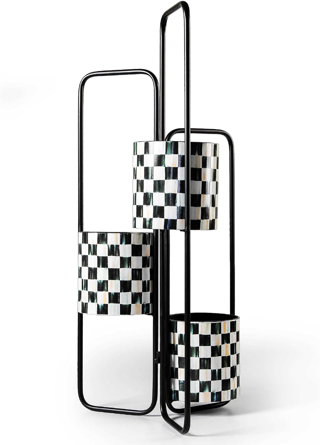 Amazon.com : MACKENZIE-CHILDS Triple Plant Stand, Decorative Tiered ...