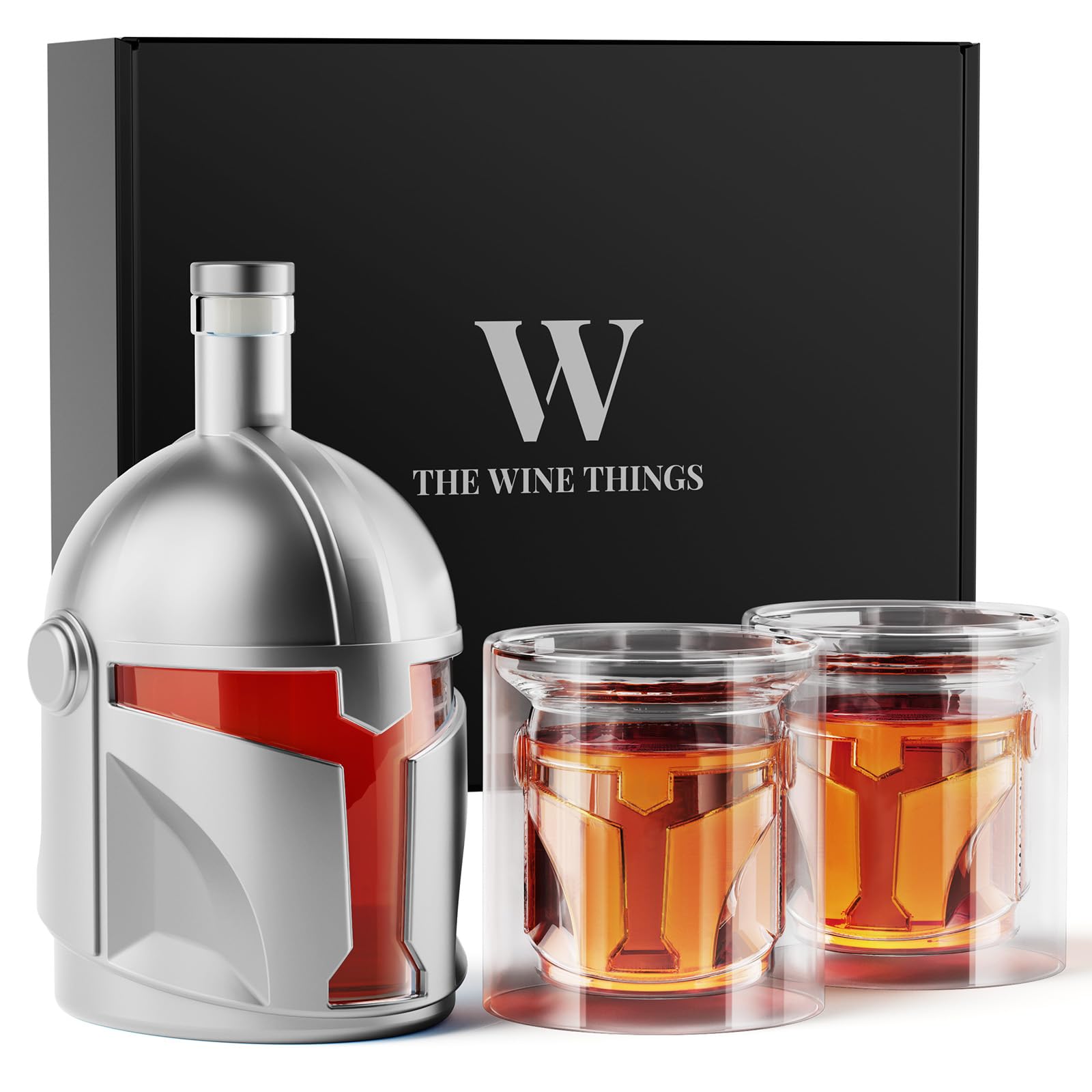 Amazon.com | Galaxy Whiskey Decanter Set for Men, 34 Oz Decanter with ...