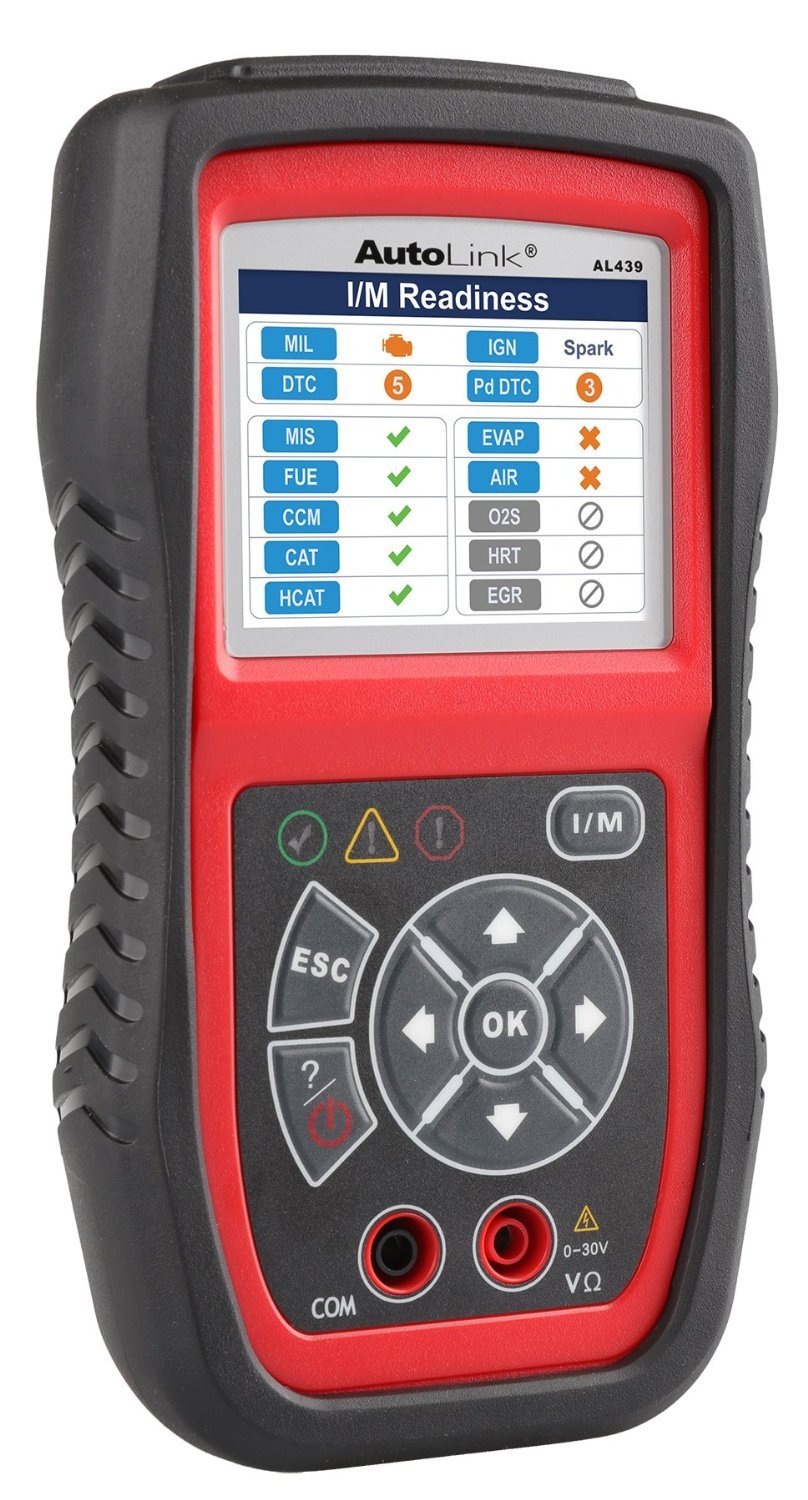 Autel AL439 Multimeter AVOMeter Color Screen OBDII Diagnostic Engine ...
