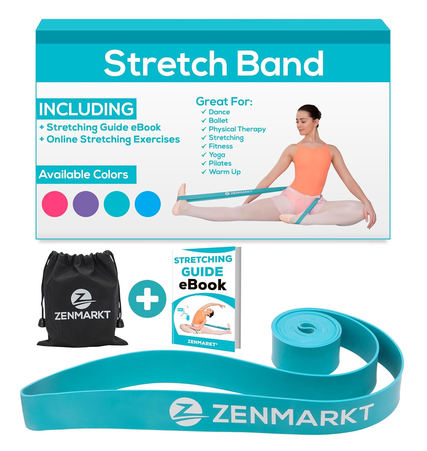 Stretch Band for Dance and Ballet - Elastic Stretching Band for Kids ...