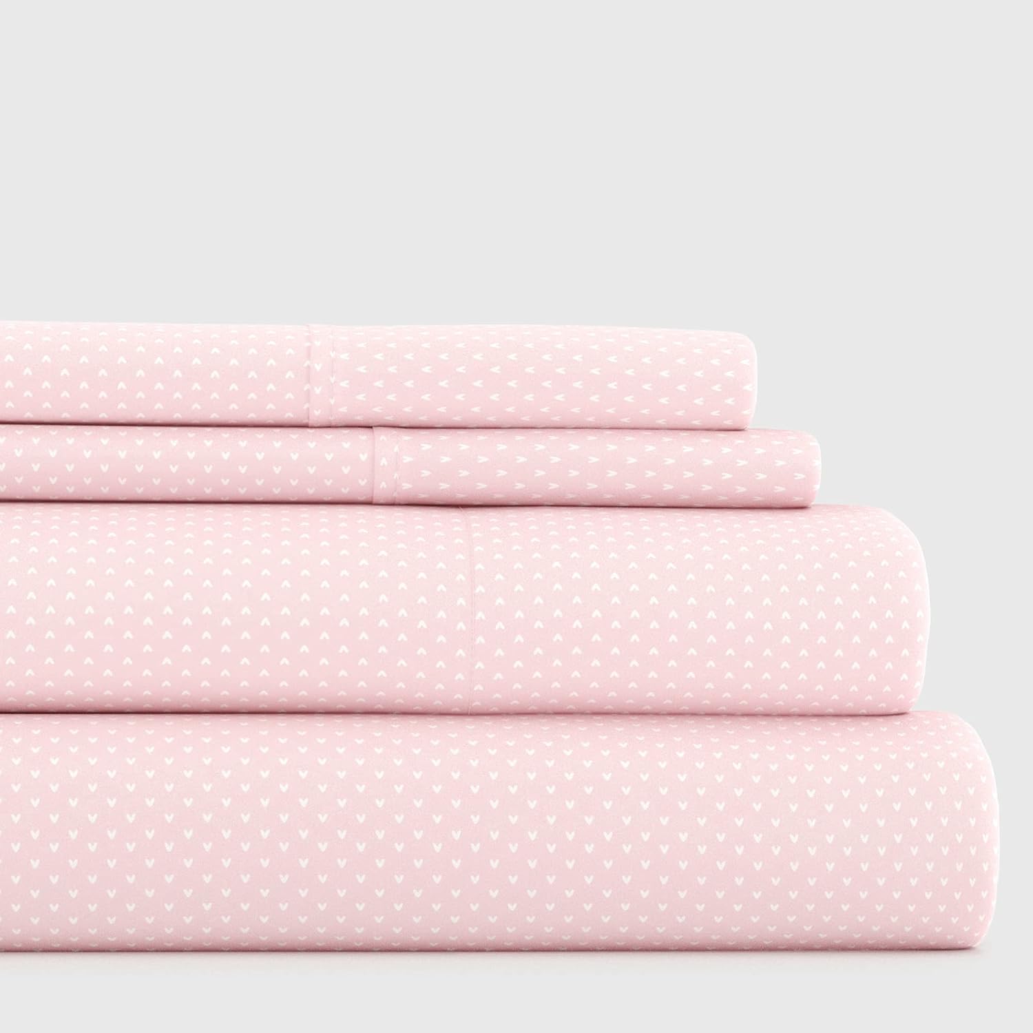 Amazon.com: Linen Market 4 Piece Full Bedding Sheet Set (Pink Hearts ...