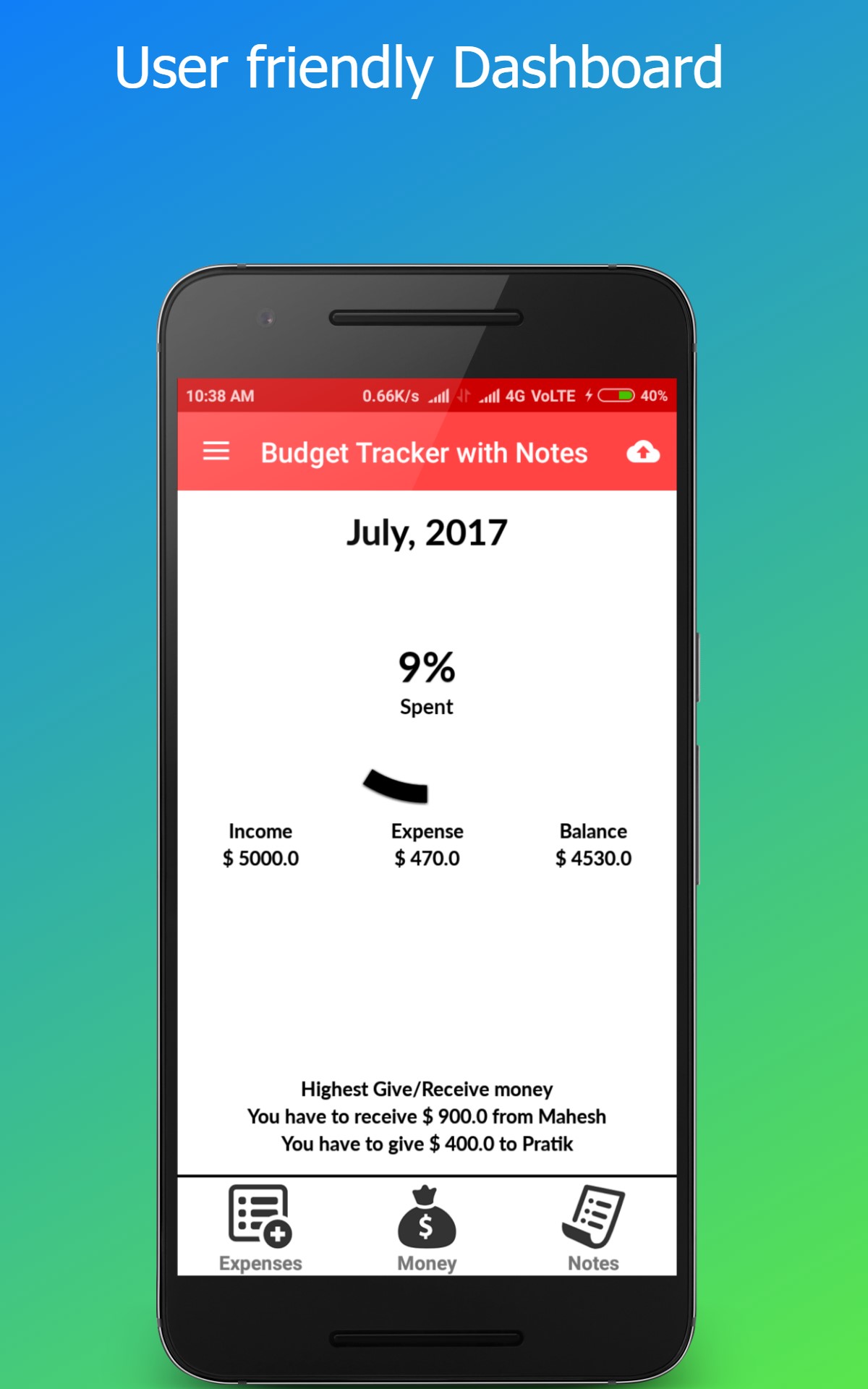 Budget Tracker with Notes - App on Amazon Appstore