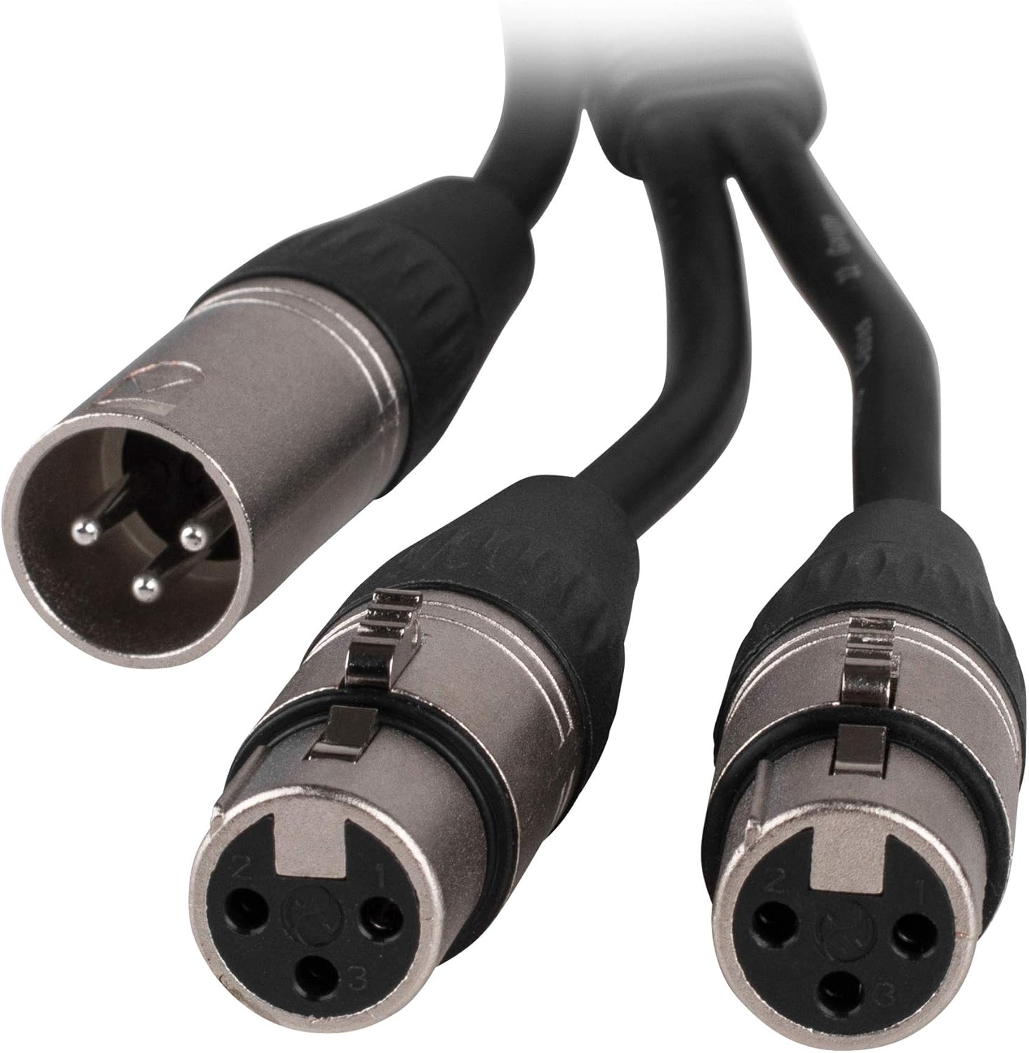 Amazon.com: Talent YXM2XF01 XLR Male to Dual XLR Female Y Adapter ...