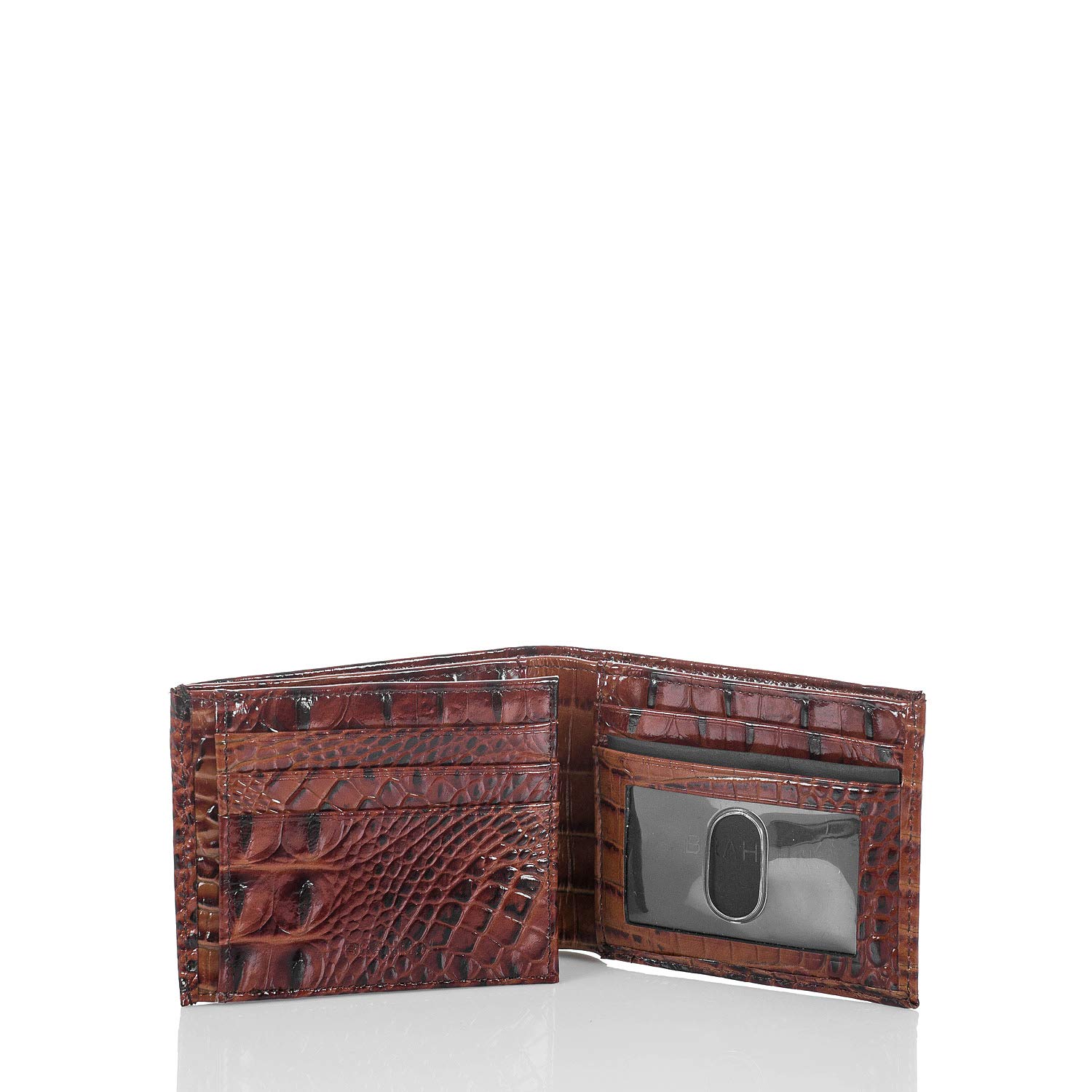 Snapklik.com : BRAHMIN Bifold Wallet - Unisex Adults - Brown Leather ...