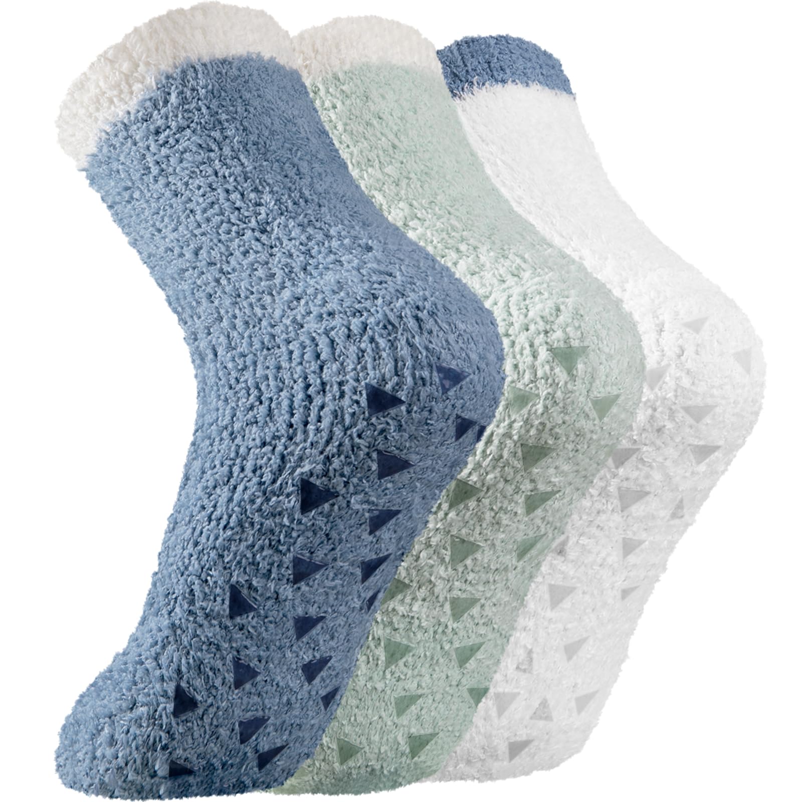 Pleneal Fuzzy Socks for Women - Non Slip Socks Women, Slipper Socks ...