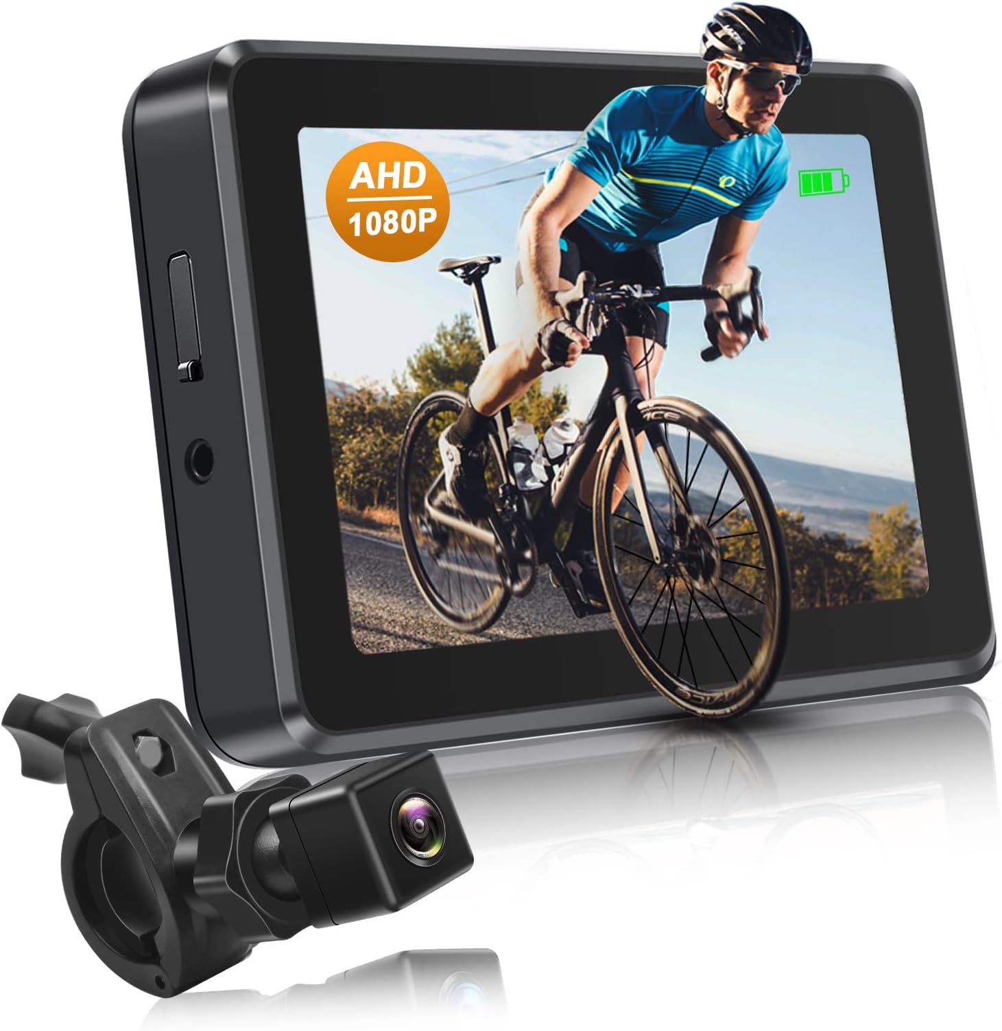 Amazon.com: Bike Camera Rechargeable Battery 360° Rotation - Color ...