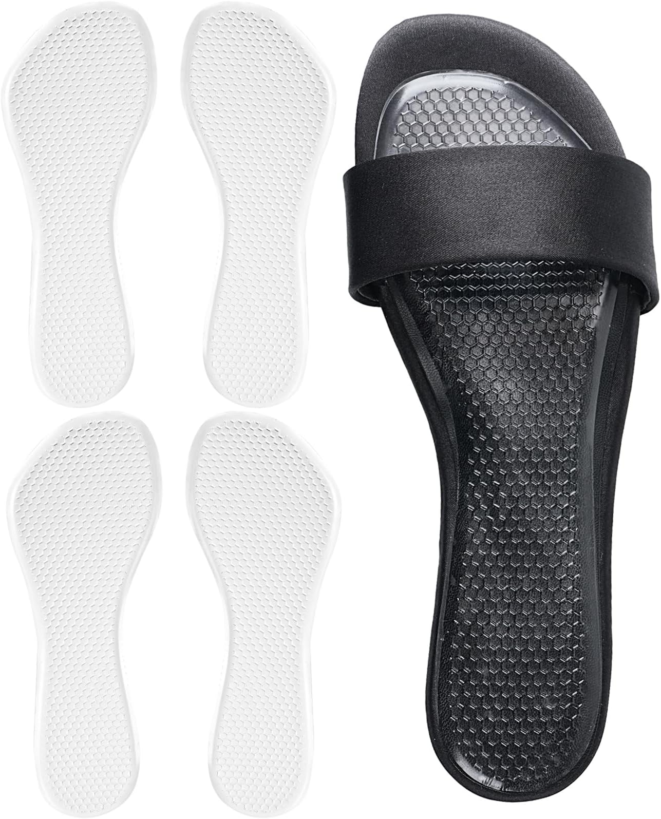 Amazon.com: 2 Pairs High Heel Inserts Women, Self-Adhesive Gel Sandal ...