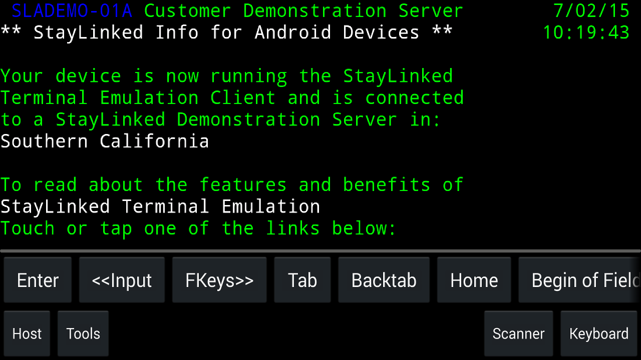 StayLinked SmartTE Terminal Emulation Client - App on the Amazon Appstore