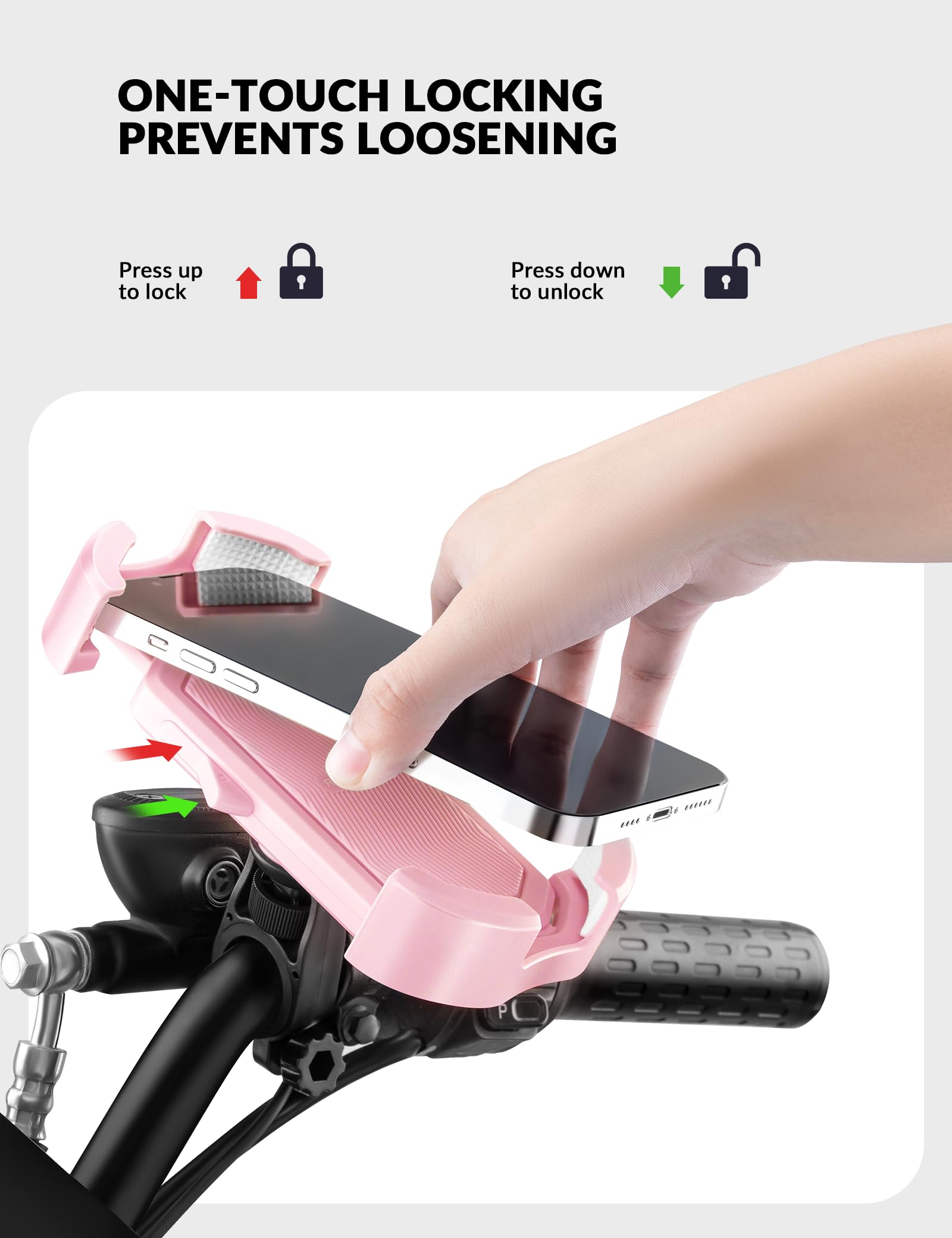 Support Telephone Trottinette Electrique Support Téléphone Moto/Vélo ...