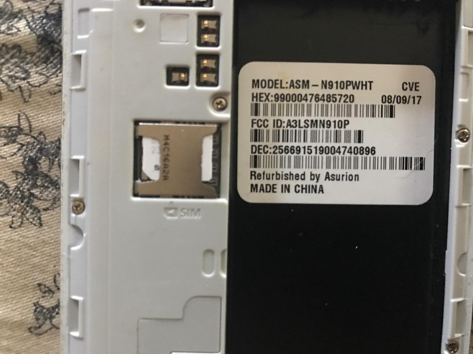 Amazon.com: Sprint UICC ICC Micro SIM Card SIMOLW216R - Samsung Galaxy ...