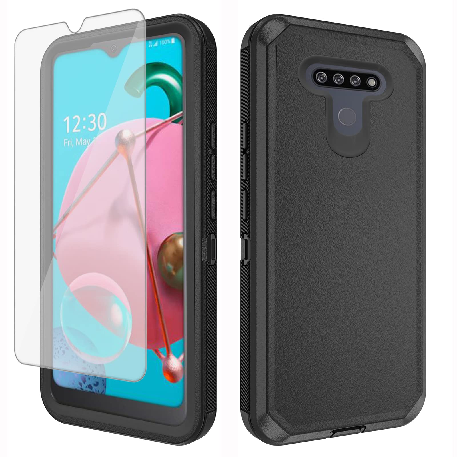 Amazon.com: Asuwish Phone Case for LG K51/Reflect LTE/Q51 with Screen ...