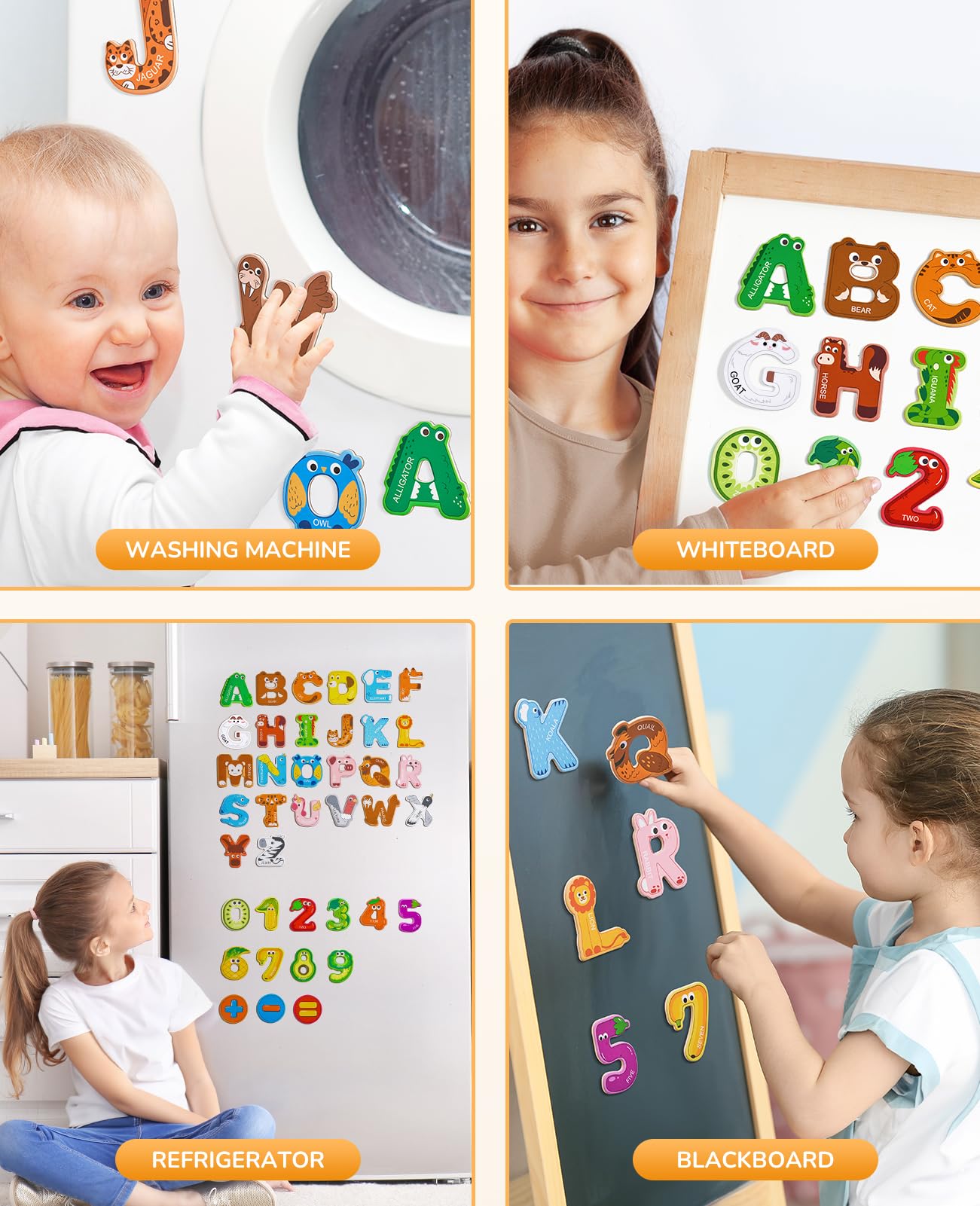 Snapklik.com : Magnetic Letters And Numbers Fridge Magnets, 26 ...