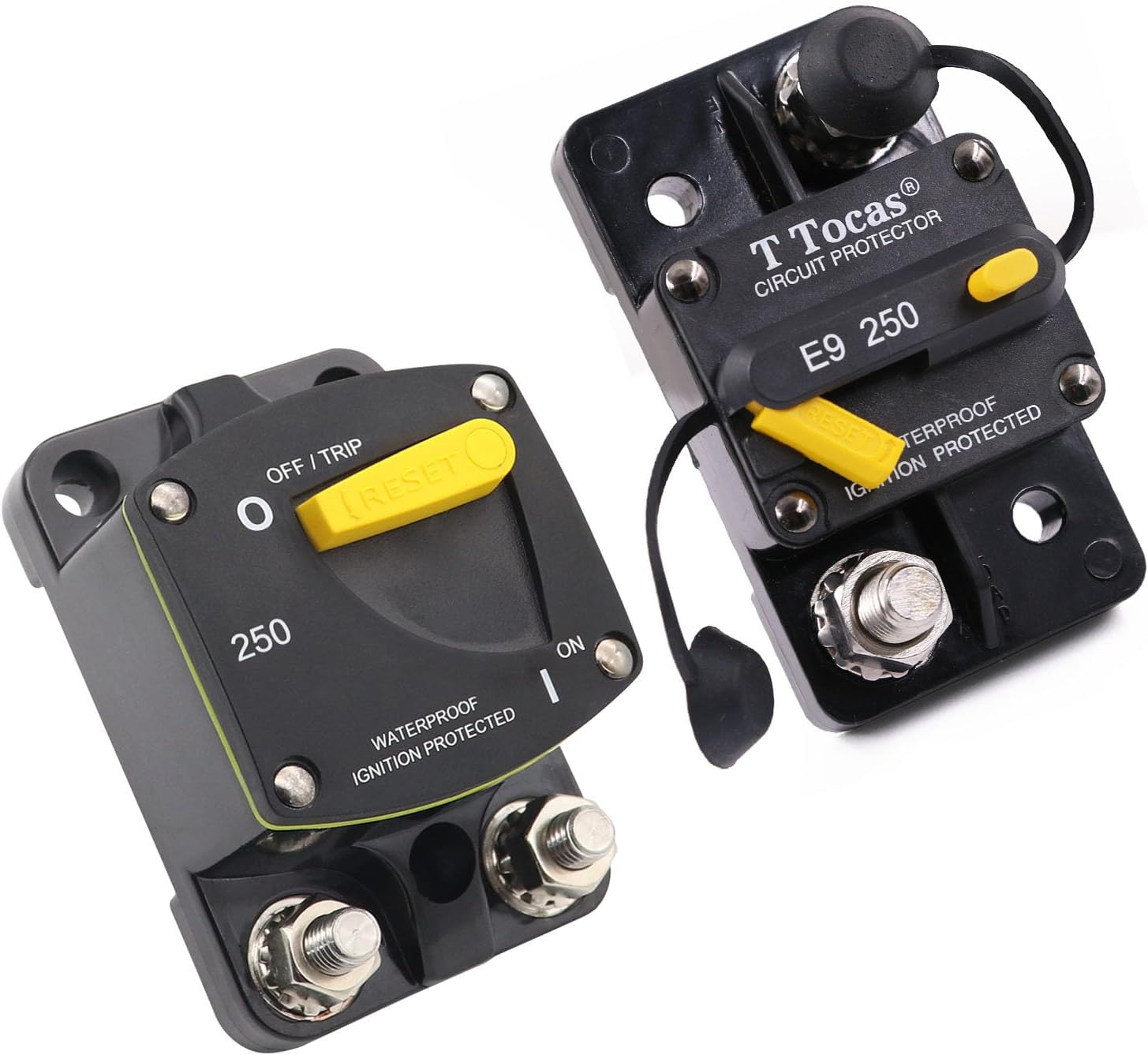 Amazon.com: 250 Amp Surface-Mount Circuit Breaker+ 2-in-1 Battery ...