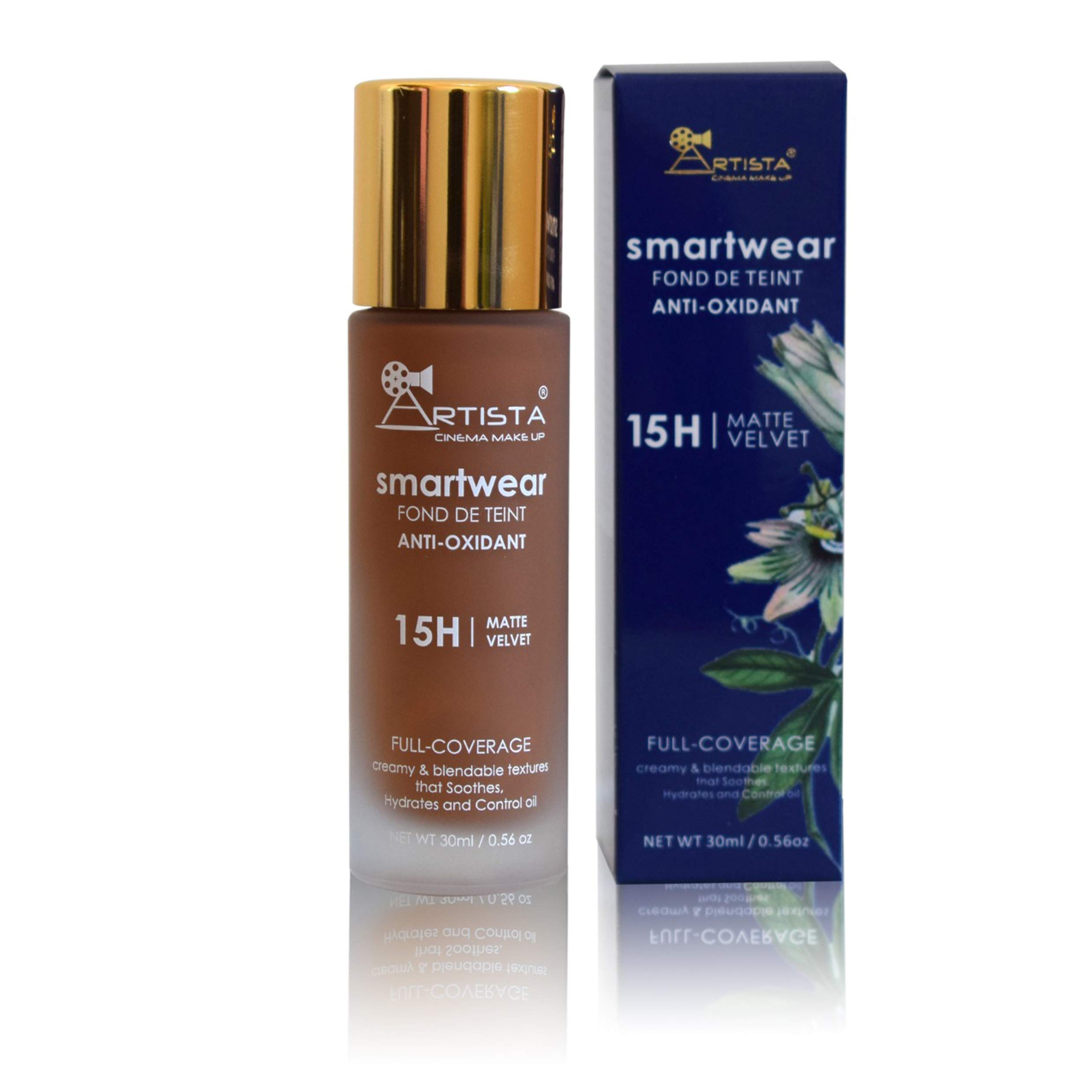 ARTISTA CINEMA MAKE UP Liquid Foundation Smartwear 15h Matte Velvet ...