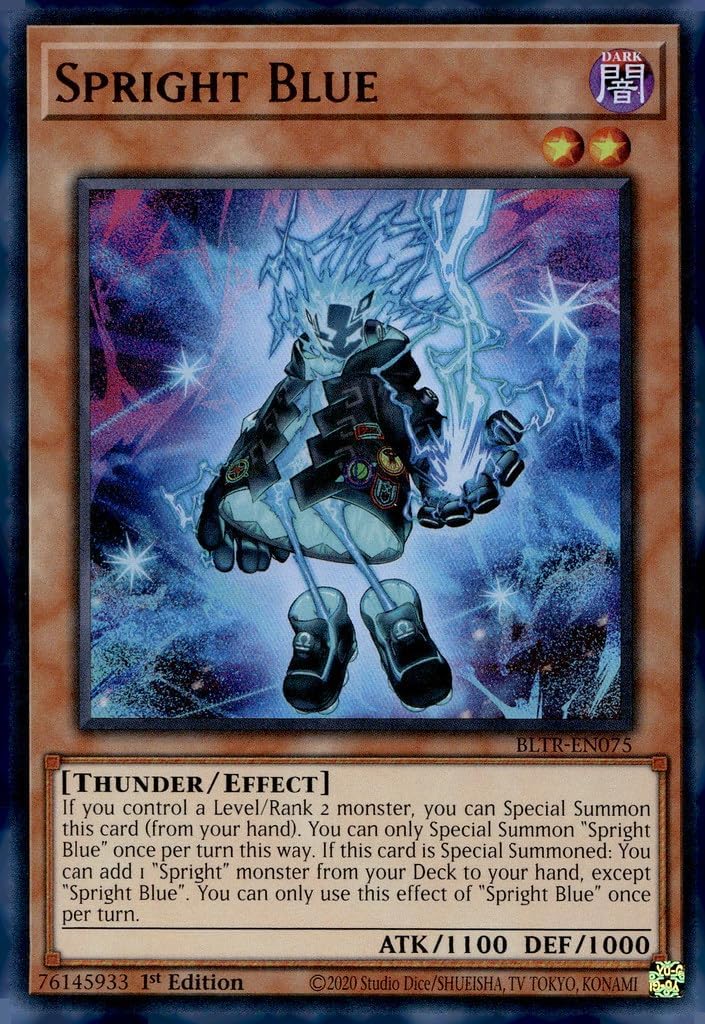 Amazon.com: Spright Blue - BLTR-EN075 - Ultra Rare - 1st Edition : Toys ...