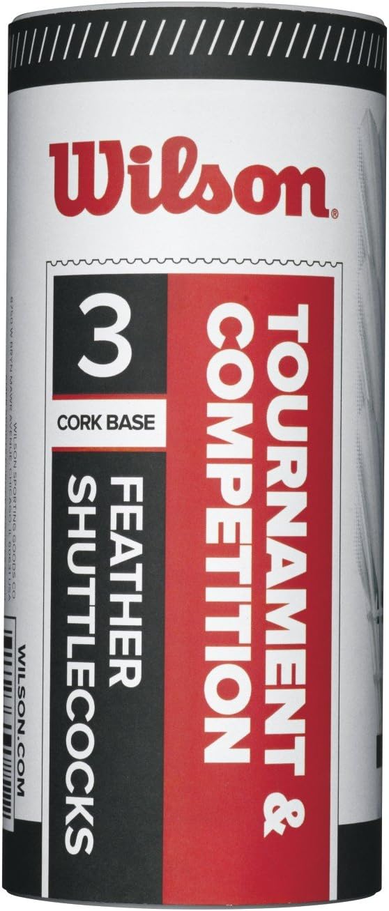 Amazon.com : Wilson Feather Shuttlecock (3-Pack), White : Sports & Outdoors