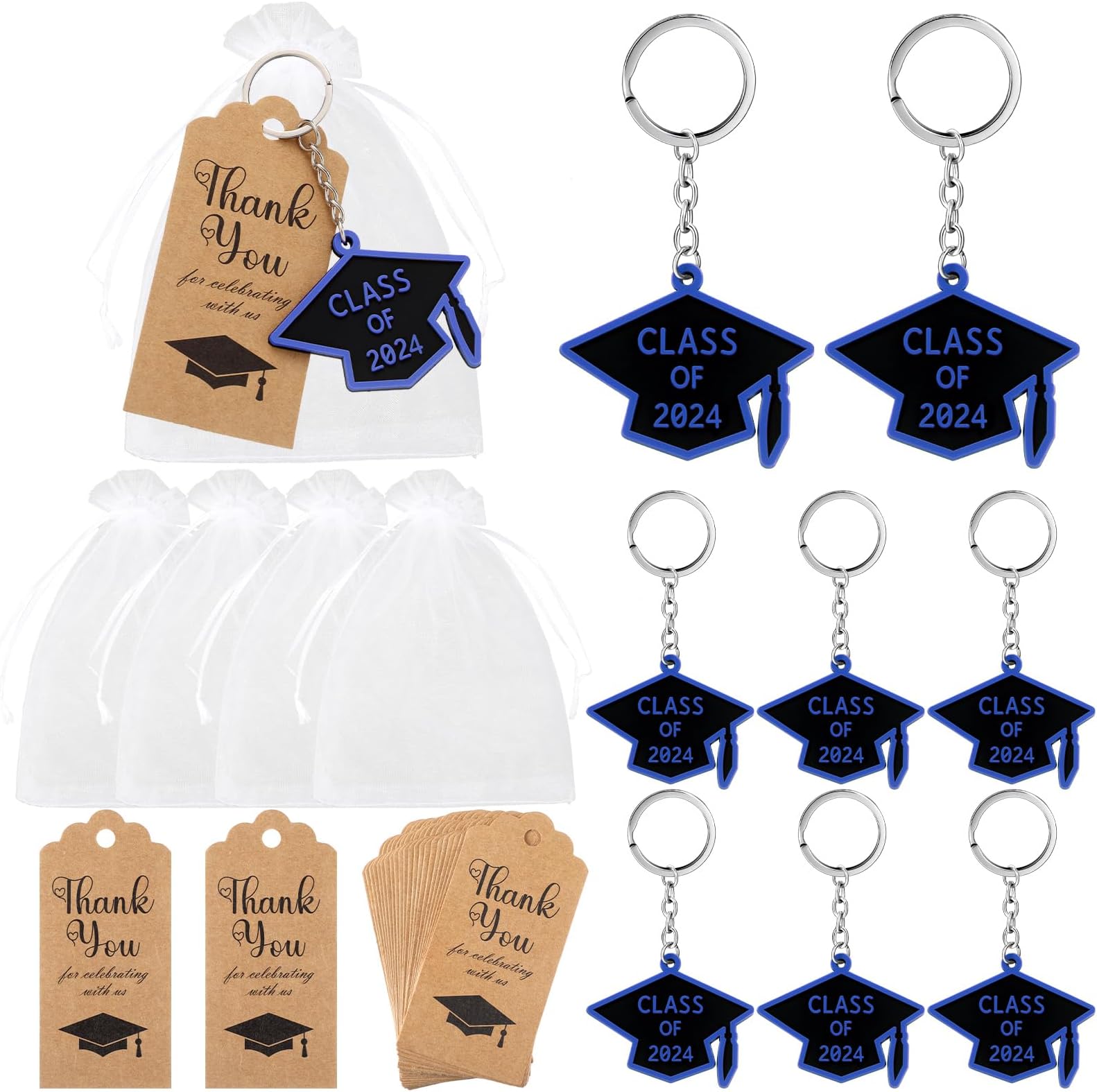 Amazon.com : Inbagi 50 Sets Graduation Gifts Include 50 Class of 2024 ...