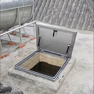 Commercial Metal Roof Hatch with Handle, Durable Skylight Access Cover ...