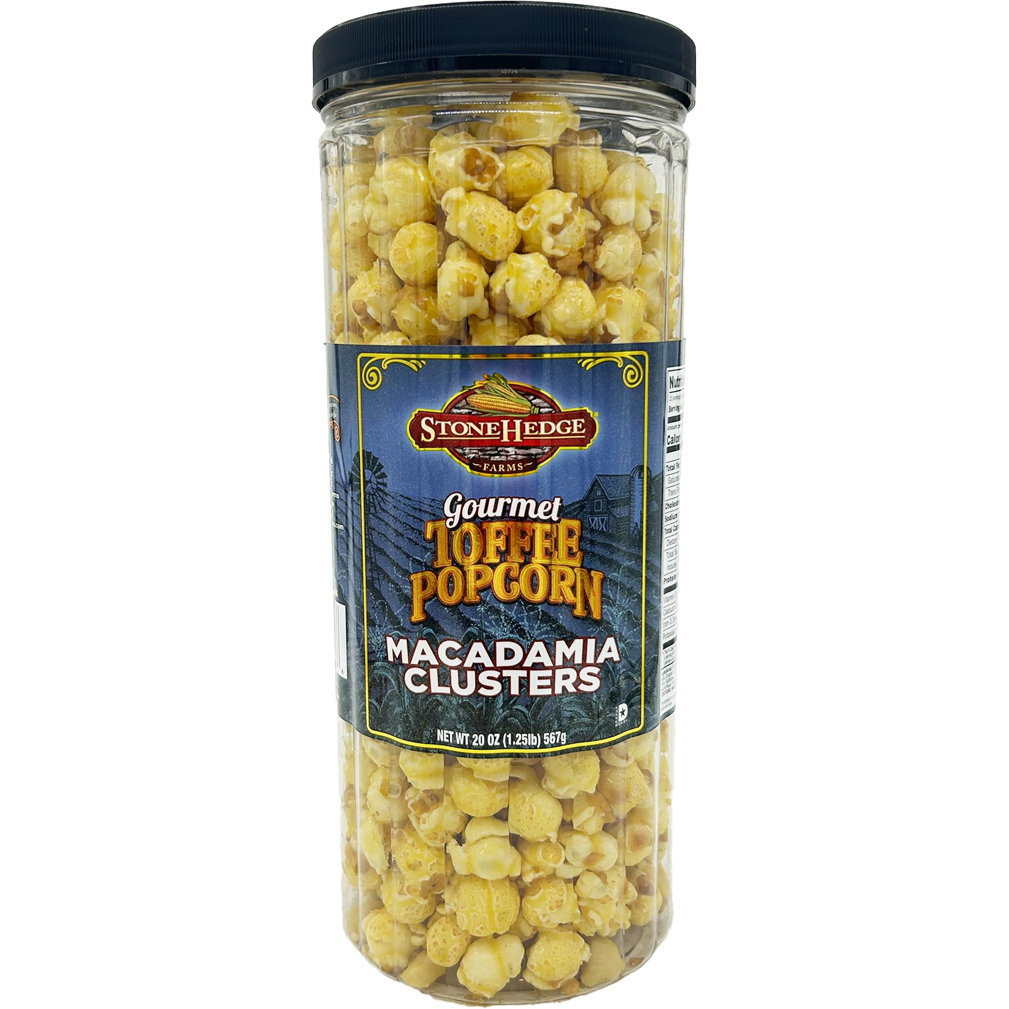 Amazon.com: Stonehedge Farms Gourmet Toffee Popcorn Macadamia Clusters ...
