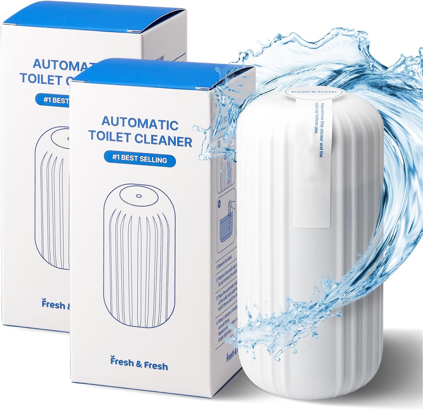 Amazon.com: Fresh & Fresh Automatic Toilet Bowl Cleaners - 2 Bottles ...