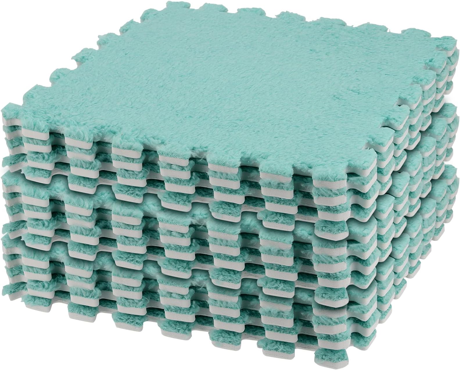 Amazon.com: HOZEON 12Piece 12 x 12 Inch Interlocking Carpet Fluffy ...