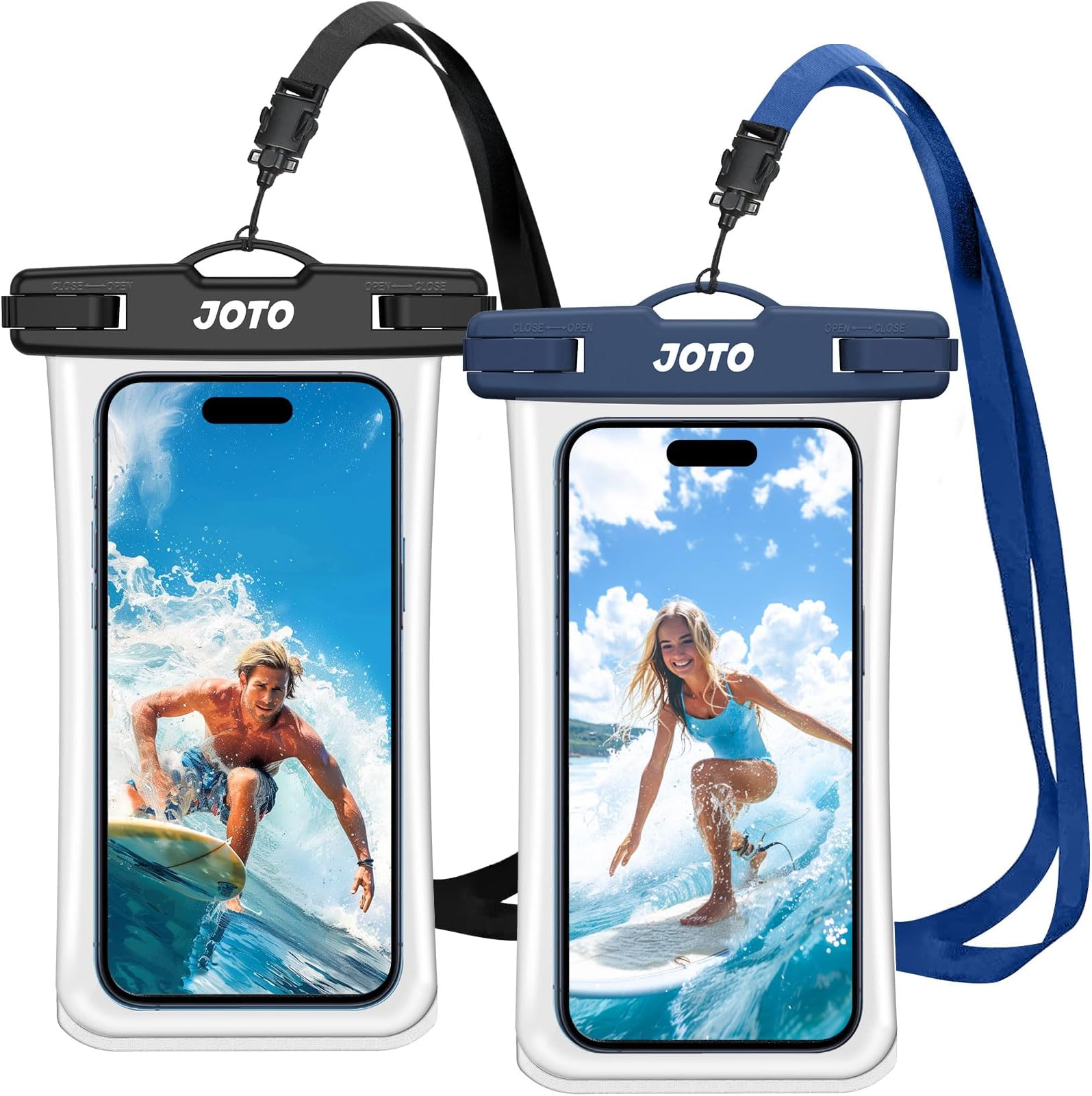 JOTO IPX8 Floating Waterproof Phone Pouch, Float Universal Waterproof ...