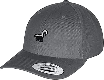 JPAK Skunk Outdoor Hat Curved Bill Cap Works Animal Dark Grey at Amazon ...