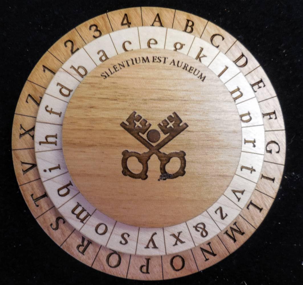 Amazon.com: Creative Crafthouse Alberti Cipher Disk - Encryption Device ...