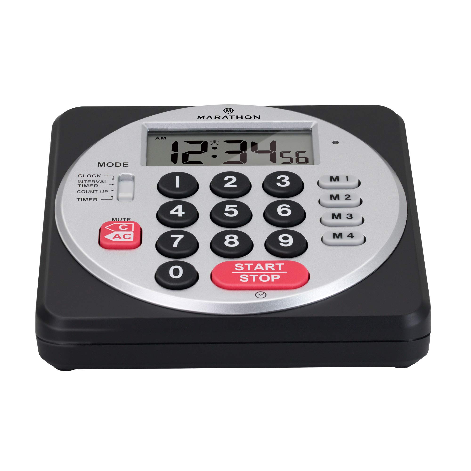 MARATHON 100 Hour Direct Entry Digital Tabletop Timer - Batteries ...