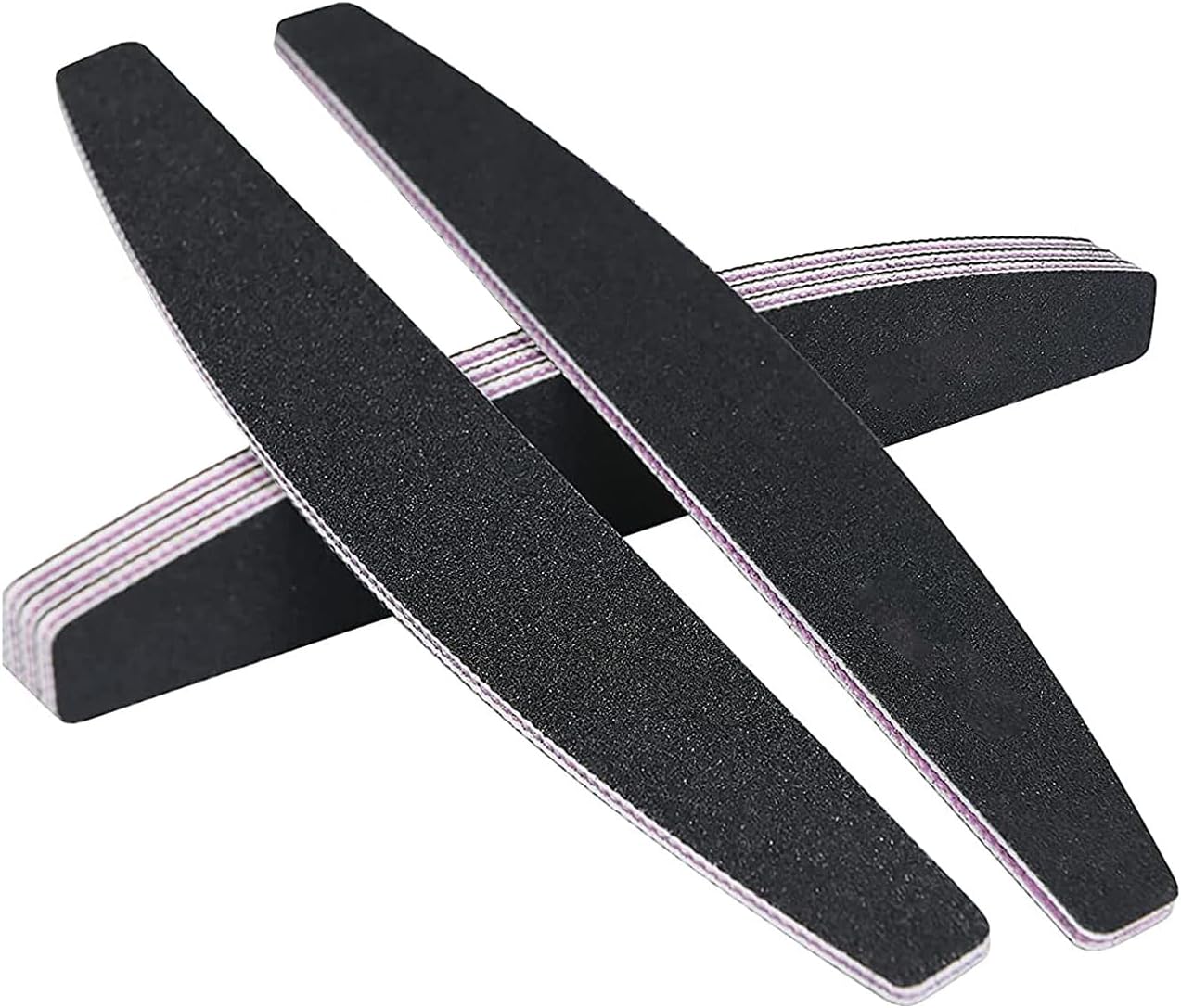 Kafeiya Professional Nail Files,5 PCS Nail File Double Sided Emery ...