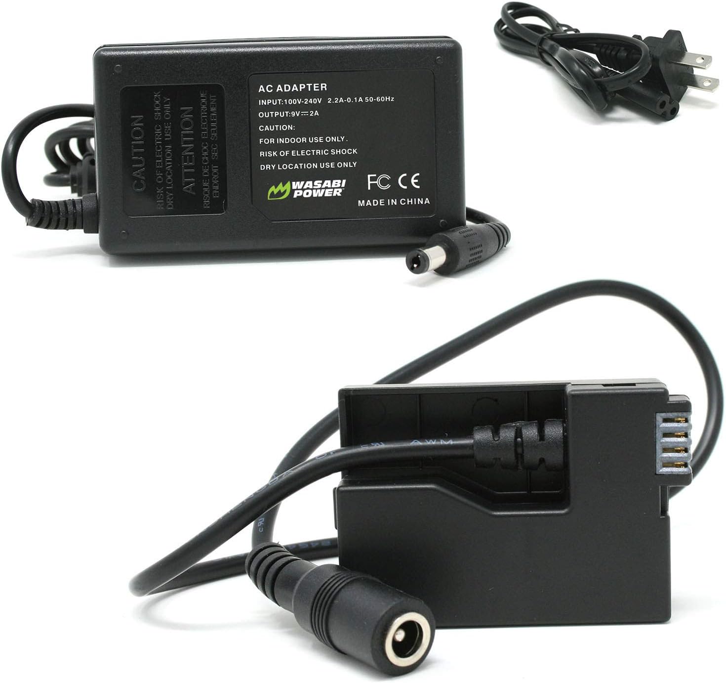 Amazon.com : Wasabi Power AC Power Adapter Kit with DC Coupler for ...