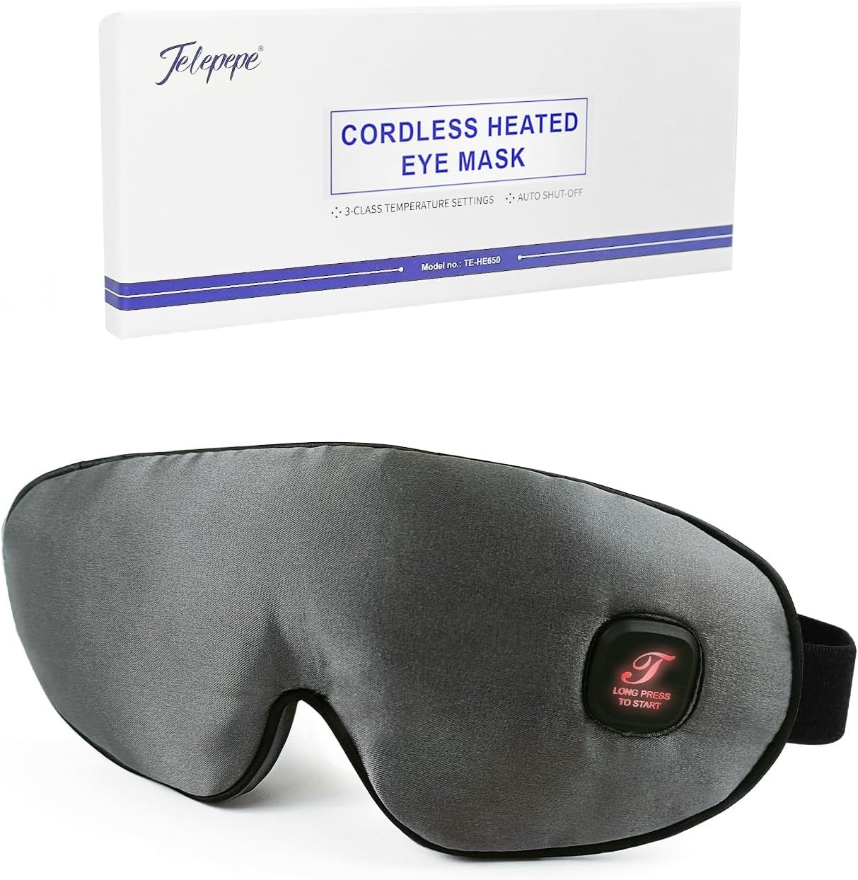 Amazon.com: Heated Eye Mask for Dry Eyes, Cordless Warm Eye Compress ...