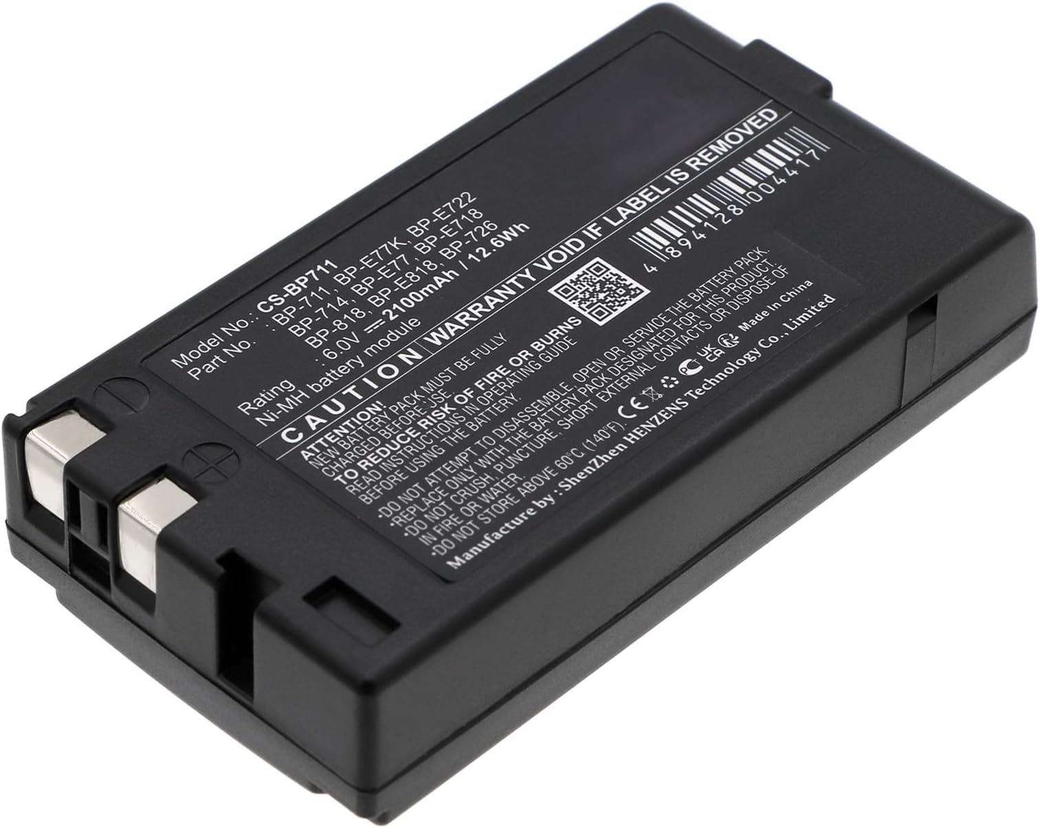 Amazon.com: Battery Replacement for Canon BP-711, BP-E722, BP-E77K, BP ...