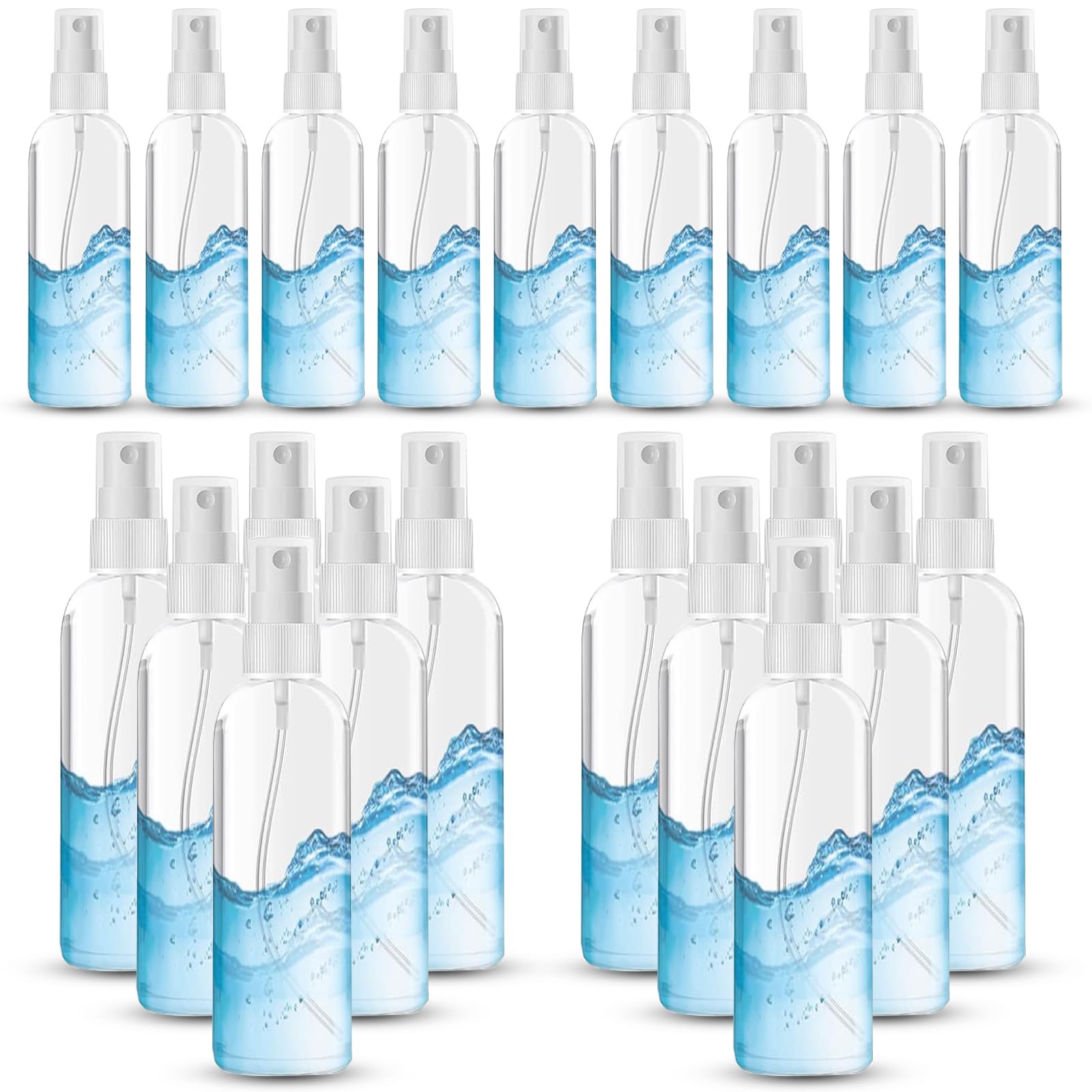 Amazon.com: AODESTINY 50PCS 4oz/120ml Small Spray Bottle, Clear Fine ...