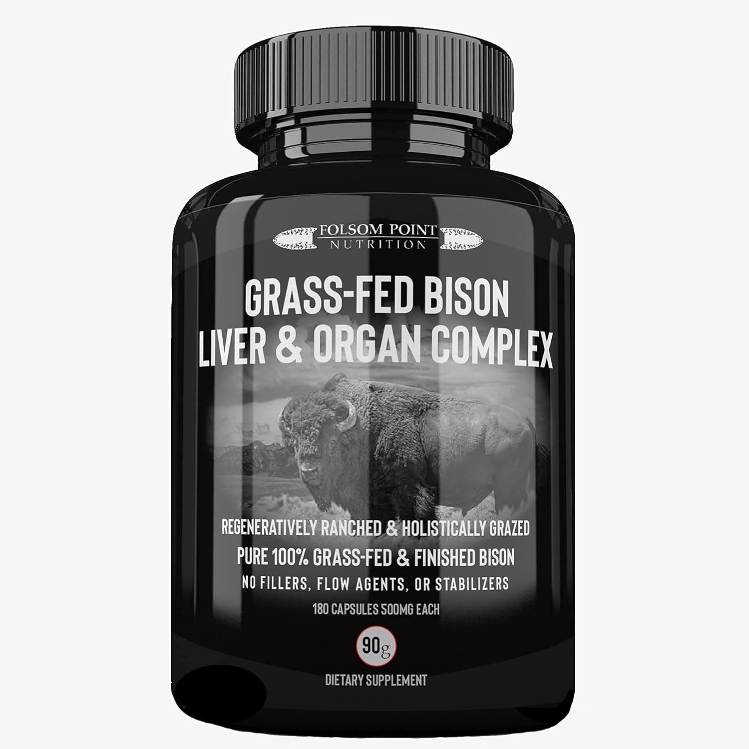 Amazon.com: Grass-Fed Bison Liver & Organ Complex by Folsom Point ...